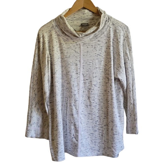 Talbots | Tops | Talbots T By Talbots Foldover Neck Knit Stretch Top ...